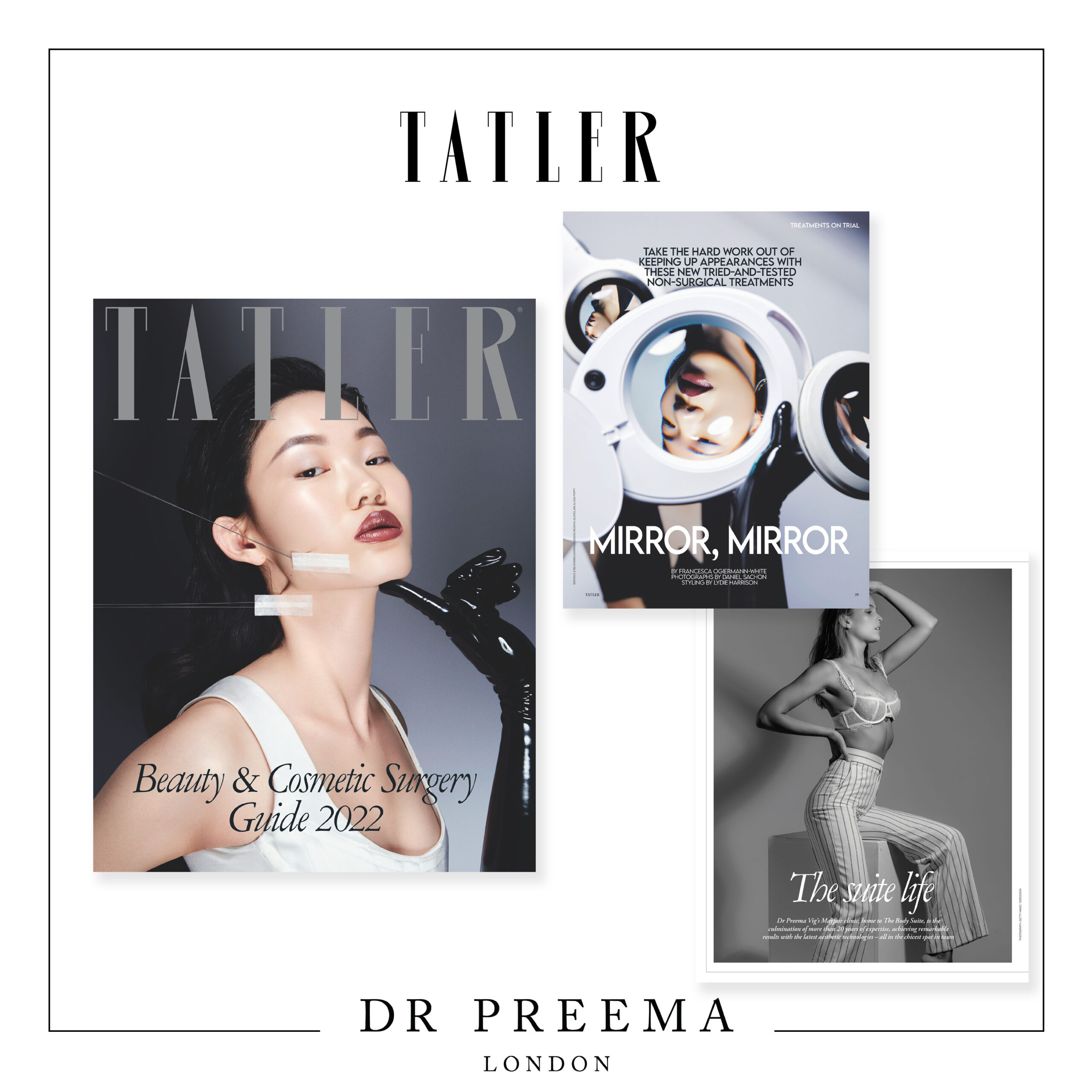 Tatler Beauty & Cosmetic Surgery Guide 2022 - Dr Preema London Clinic